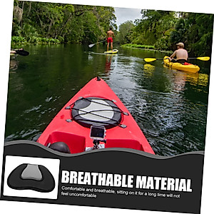 2pcs Kayak Cushion Sit-on Rowing Boat Mat Kayak Supplies Sit on Kayak Seat Canoe Boat Seat Cushion Kayak Seat Replacement Seat for Kayak Fishing Seats Kayak Seats Canoe Cushion