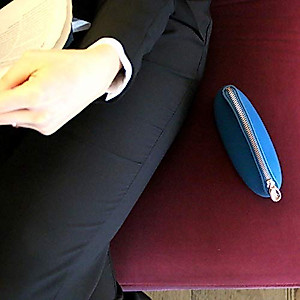 Cosmetic Bag by Pudinbag | Small Makeup Bag for Women | Cosmetic Makeup Pouch for Purse | Silicone Waterproof Vegan | Beige