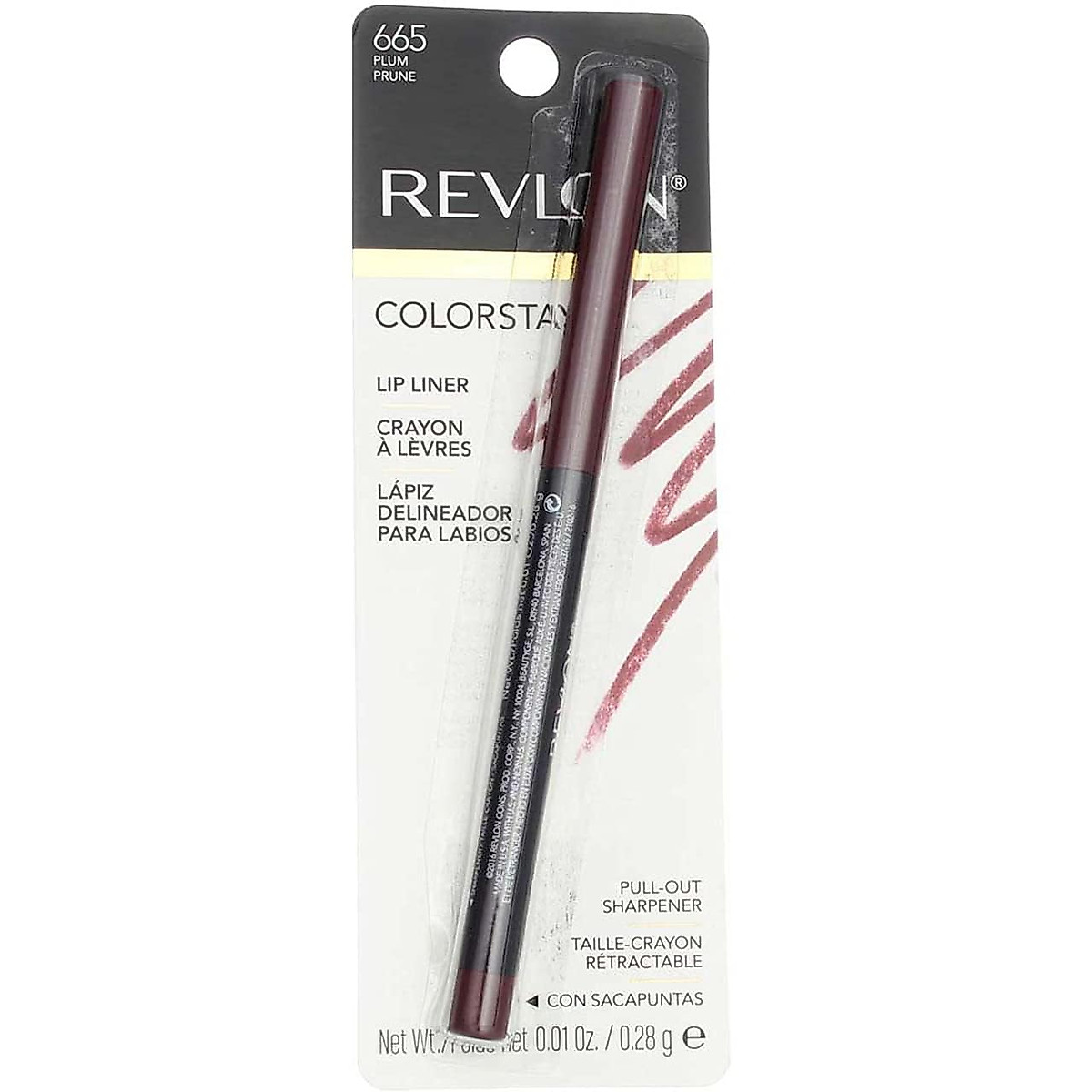 REV C/STAY LIP LINER PLUM