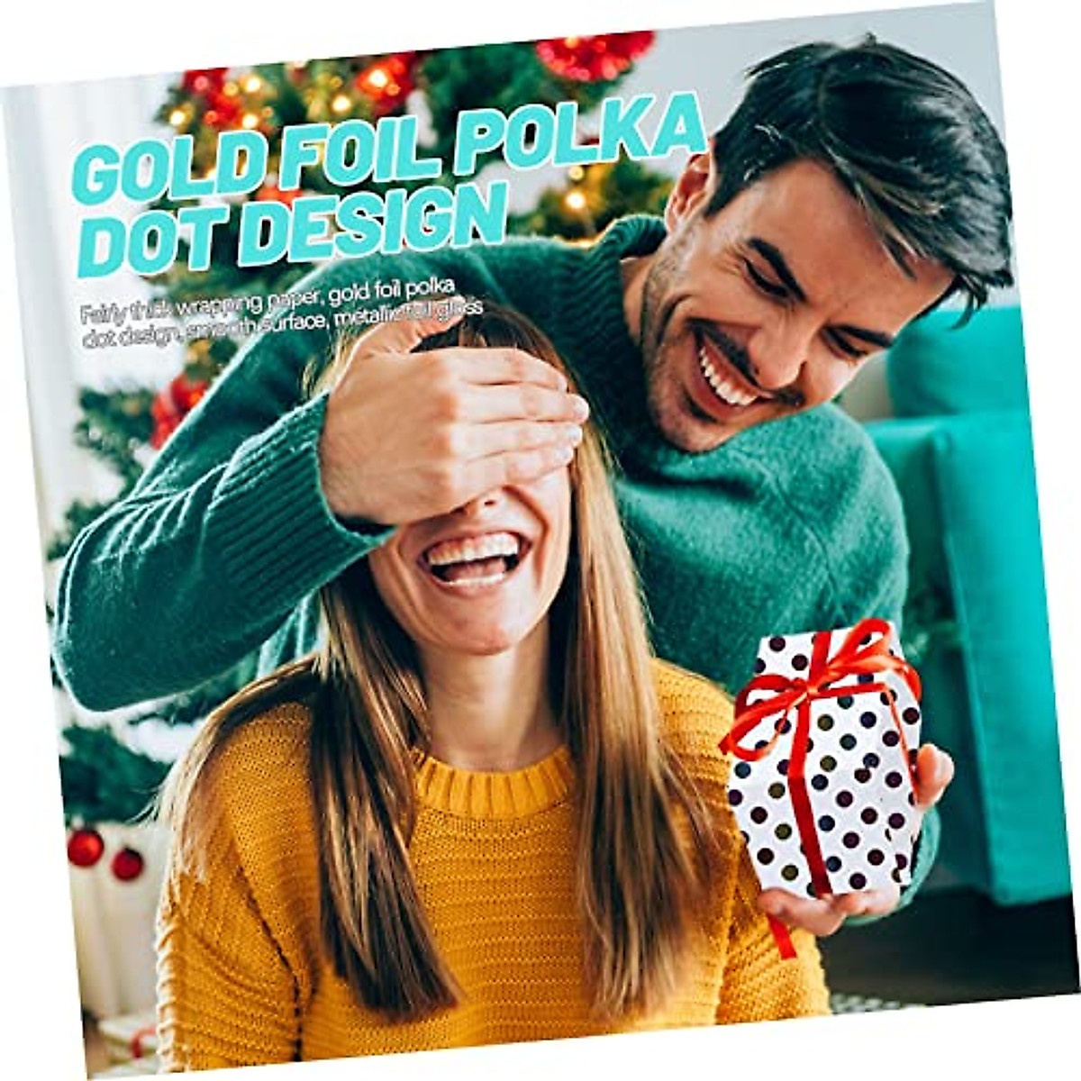 NOLITOY 6 Pcs Wrapping Paper Decorative Gift Paper Dot Gift Wrap Paper Gift Packing Paper Crafts Packing Paper Gift Wrapping Tissue Paper Supplies Wedding Composite Material