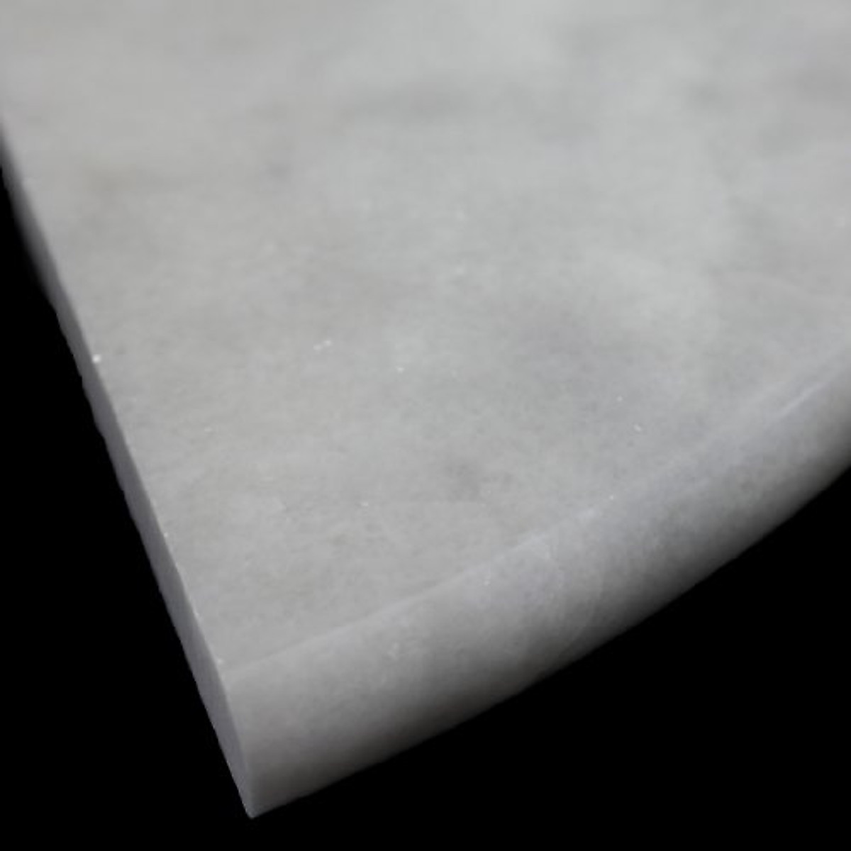 White Carara (Millas White) Marble Both Side Polished Bathroom Corner Shelf 9''x9''