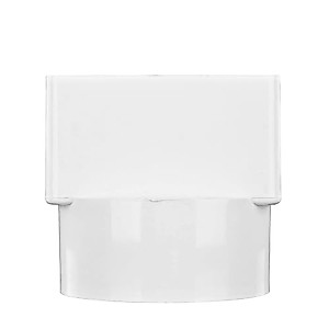 NDS 903 Styrene Downspout Adapter, 2-Inch by 3-Inch by 3-Inch, White Solvent