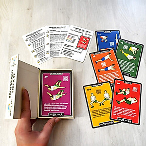 Stack 52 Bodyweight Exercise Cards: Workout Playing Card Game. Designed by a Military Fitness Expert. Video Instructions Included. No Equipment Needed. Burn Fat Build Muscle. (Updated Bodyweight Deck)