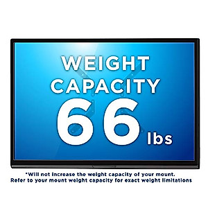 Mount-It! VESA Mount Adapter Kit | TV Wall Mount Bracket Adapter Converts 200x200 mm Patterns to 300x300 and 400x400 mm | Fits Most 32 Inch to 55 Inch TVs | Hardware Included