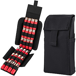IronSeals 24 Round Shotgun Shotshell Ammunition Reload Holder Quick Access Molle Pouch for 12 Gauge/20G