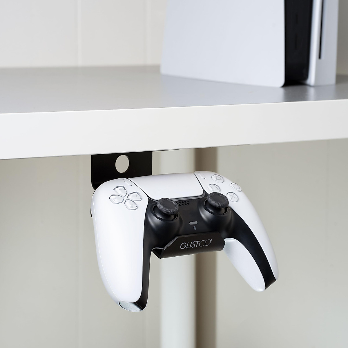 Stealth Mount Bundle compatible with PS5 (Disc) - Console and Controller Under Desk Mount