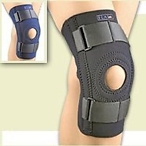 Safe-T-Sport Knee Support - Black X-Large - 37-10337-1031LBLK by FLA Orthopedics
