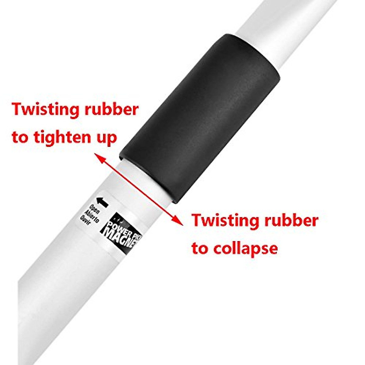 Fabcell Telescoping Magnetic Pickup tool - Screws Parts Finder Magnet Sweeper/45 Inch Super Strength Extendable Telescopic Magnetic Pick-up