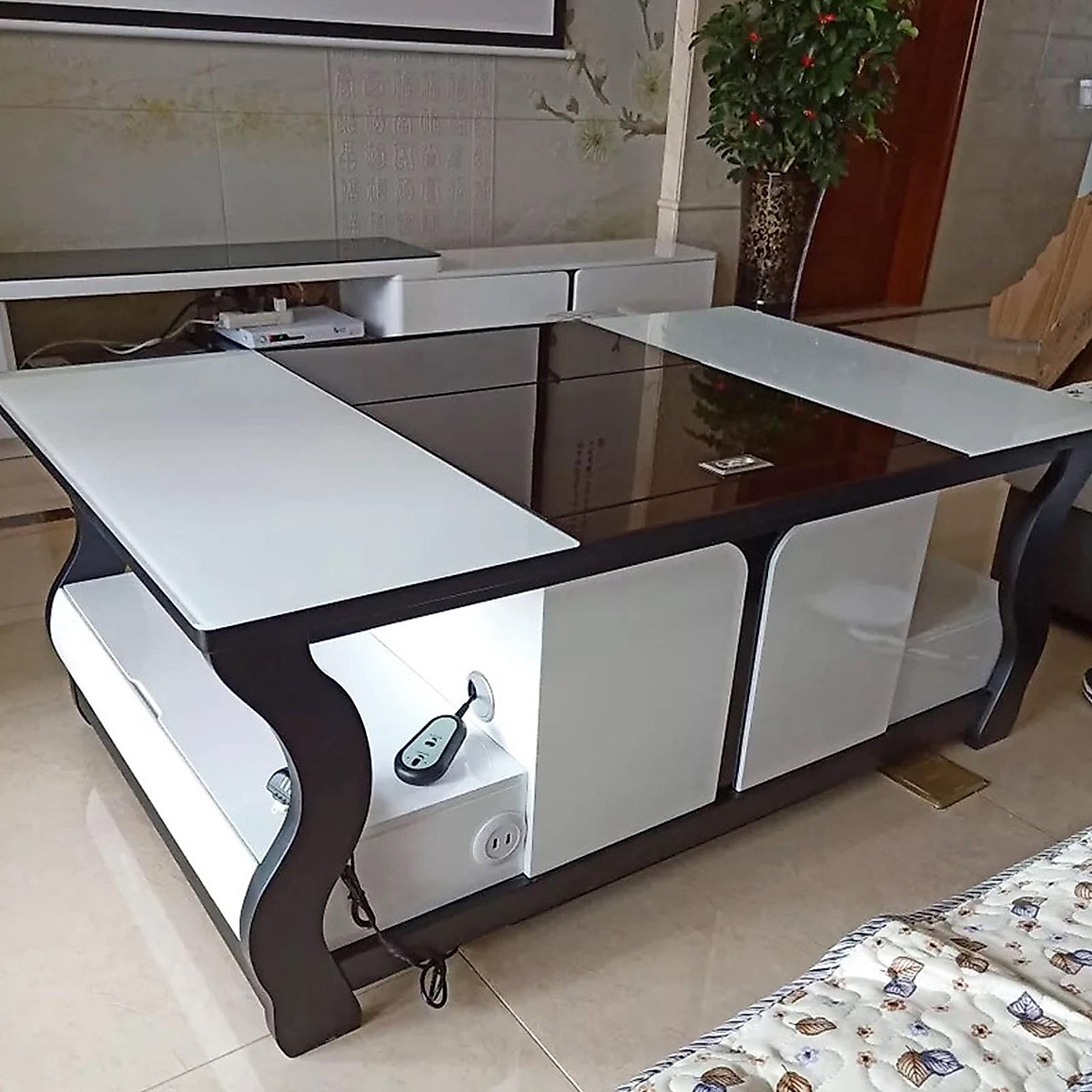 Tyenaza Recliner Chair Control, 2 Button Remote Hand Control Controller Replacement Electric Recliner Control for Electric Power Lift Sofa Chair