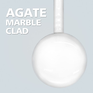 FriCARE Cardiology Stethoscope Single Head Agate (White Chestpiece, White Tube)