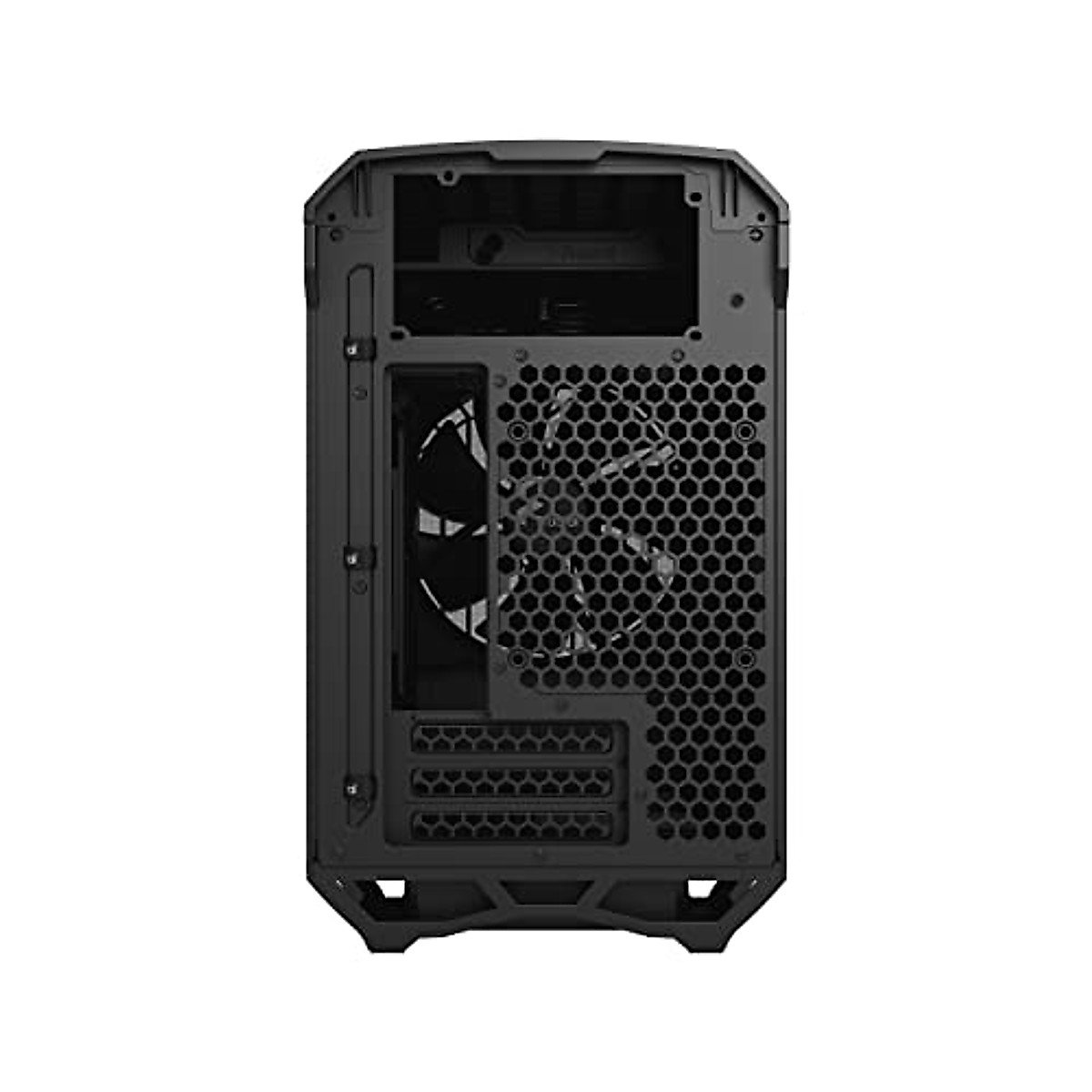 Fractal Design Torrent Nano Black - Solid Side Panel - Open Grille for Maximum air Intake - 180mm PWM Fan Included - Type C - mITX Airflow Mini Tower PC Gaming Case