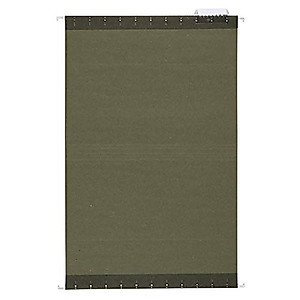 Amazon Basics Hanging File Folders, Standard Green,1/5-Cut Tabs, Letter Size, 50 Count per box