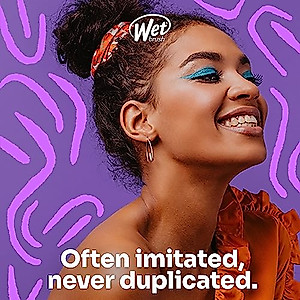 Wet Brush Thick Hair Detangling Brush, Black - Ultra-Soft IntelliFlex Bristles Glide Through Tangles With Ease - Pain-Free Detangler for All Hair Types, Wet & Dry Hair