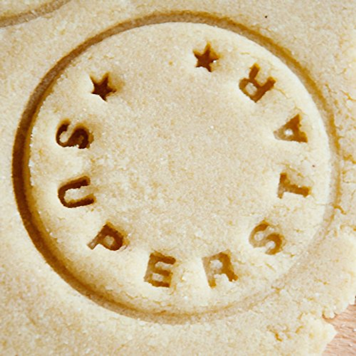 Suck UK Customisable Cookie Stamp Alphabet Cookie Cutters Personalized Cookie Stamp For Baking Silicone Baking Molds & Cookie Decorating Supplies Cookie Press Baking Kit & Baking Gifts