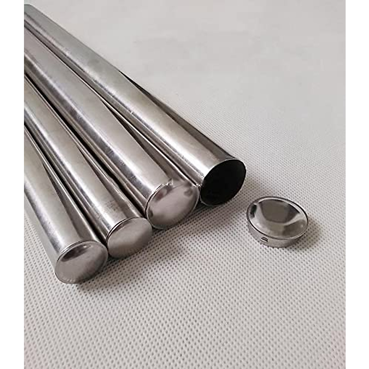 Round Head Plug Tube Pipe Fittings 32MM external diameter Pipe plug cover cap Stainless steel internal diameter 28.5mm 20pcs