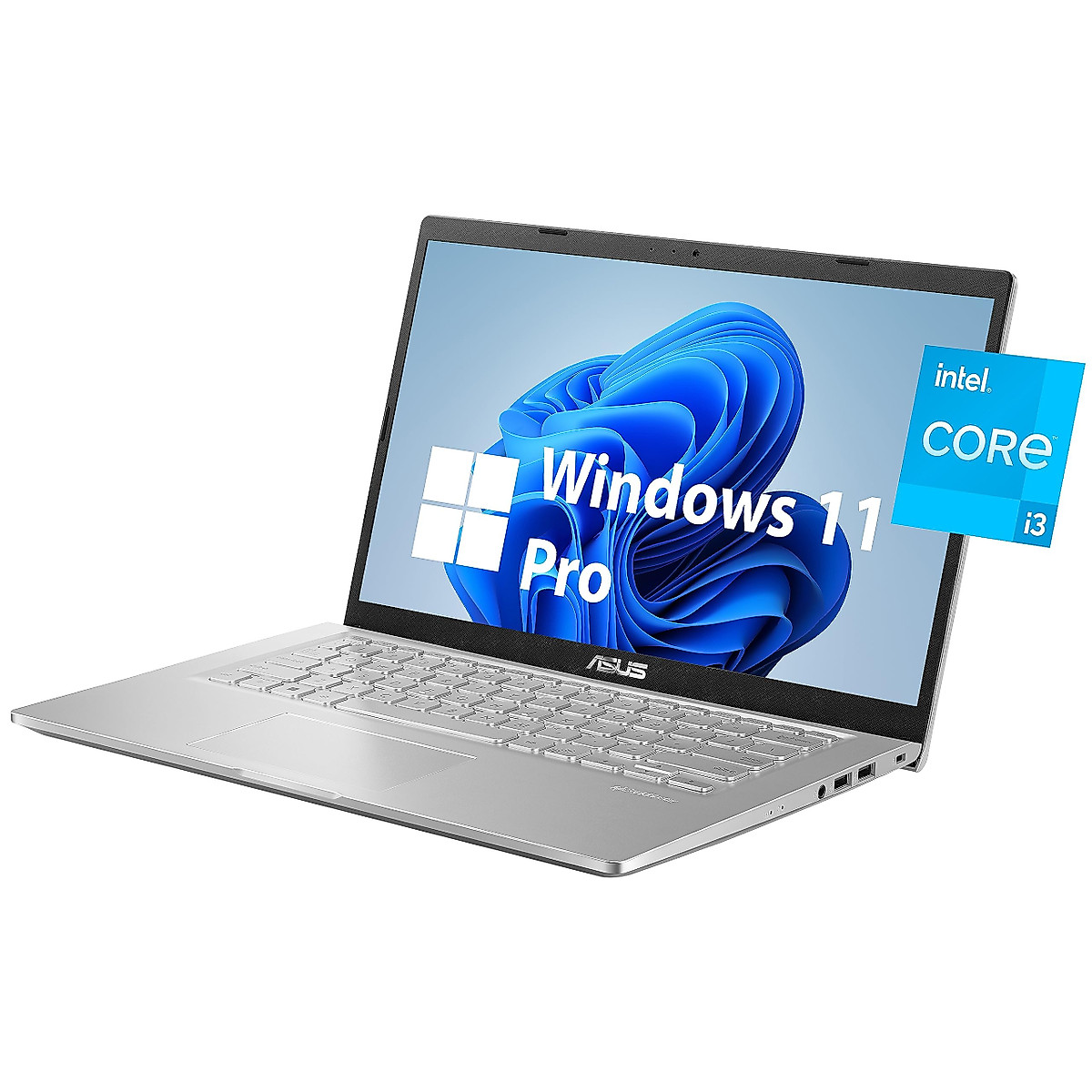 ASUS 2023 VivoBook Business Laptop, 14" HD Display, Intel Dual-Core i3-1115G4 3.0GHz, 16GB RAM, 1TB PCIe SSD, Webcam, WiFi, Bluetooth, HDMI, USB C, 8.5 Hours Battery Life, Windows 11 Pro, MarsPC