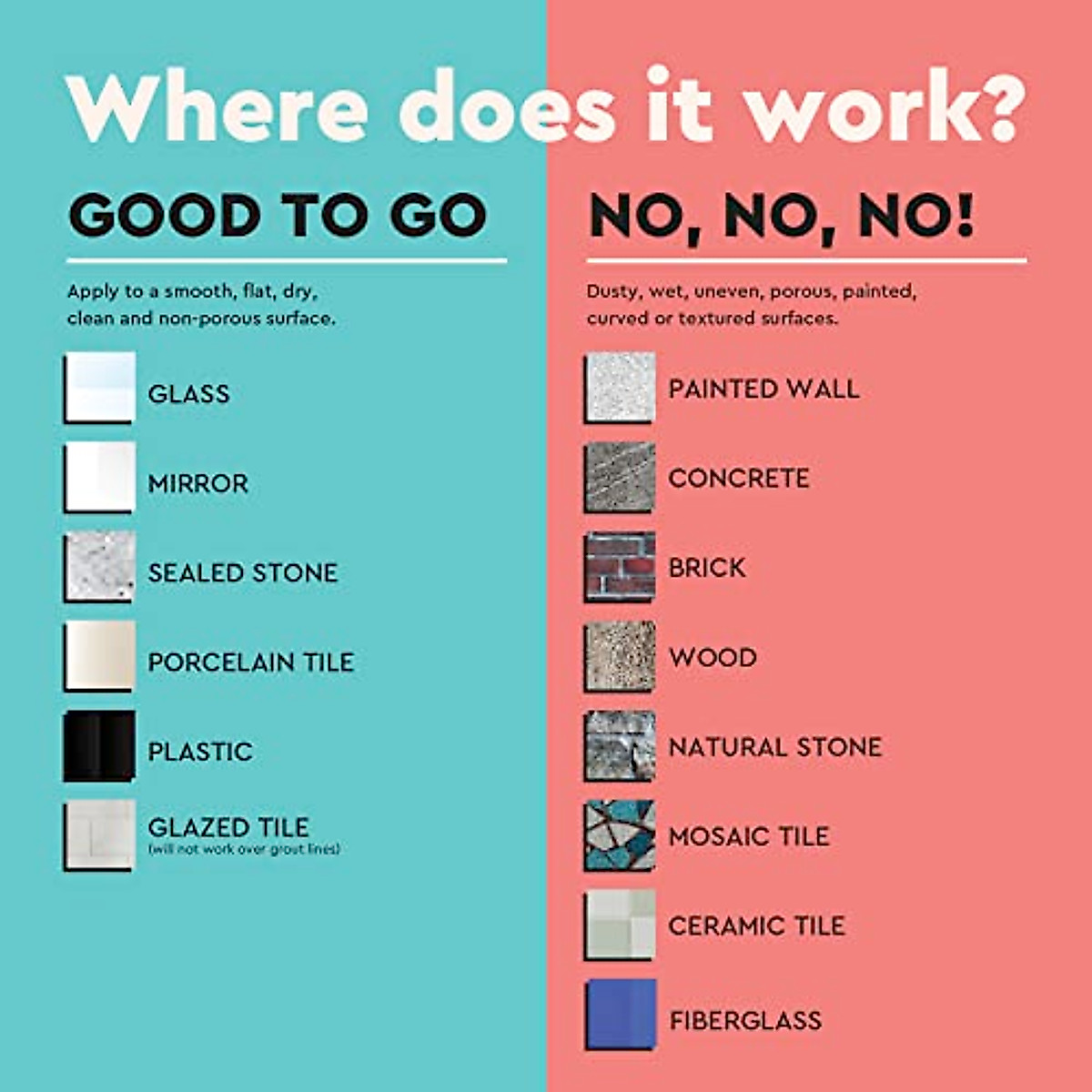 Suction Cup Hooks - Removable & Reusable Wall Hooks - Portable Shower Hooks for Towels, Keys & Sponges - Wreath Hook for Indoor & Outdoor Decoration