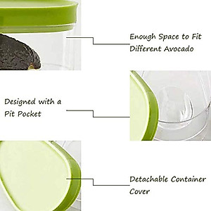 1PC Avocado Saver Holder Food Crisper Storage Box Fruit Keeper Vegetable Container Keep Fresh Kitchen Accessories-to Keep Avocados Fresh for Days