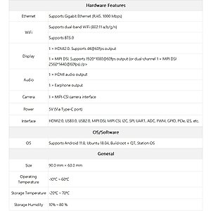 Firefly ROC-RK3566-PC Rockchip RK3566 4GB RAM Single Board Computer Support Caffe/TensorFlow and Geek System