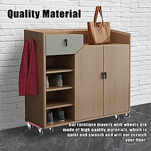 GUDESEN Snowmobile Dolly Heavy Duty Carries up to 1500 lbs (682 kg) V-Slide with 2.5” PVC Swivel Casters Rubber Pad Protecting Skis and 2 Pairs of Heavy Duty Straps Firmly Attaching