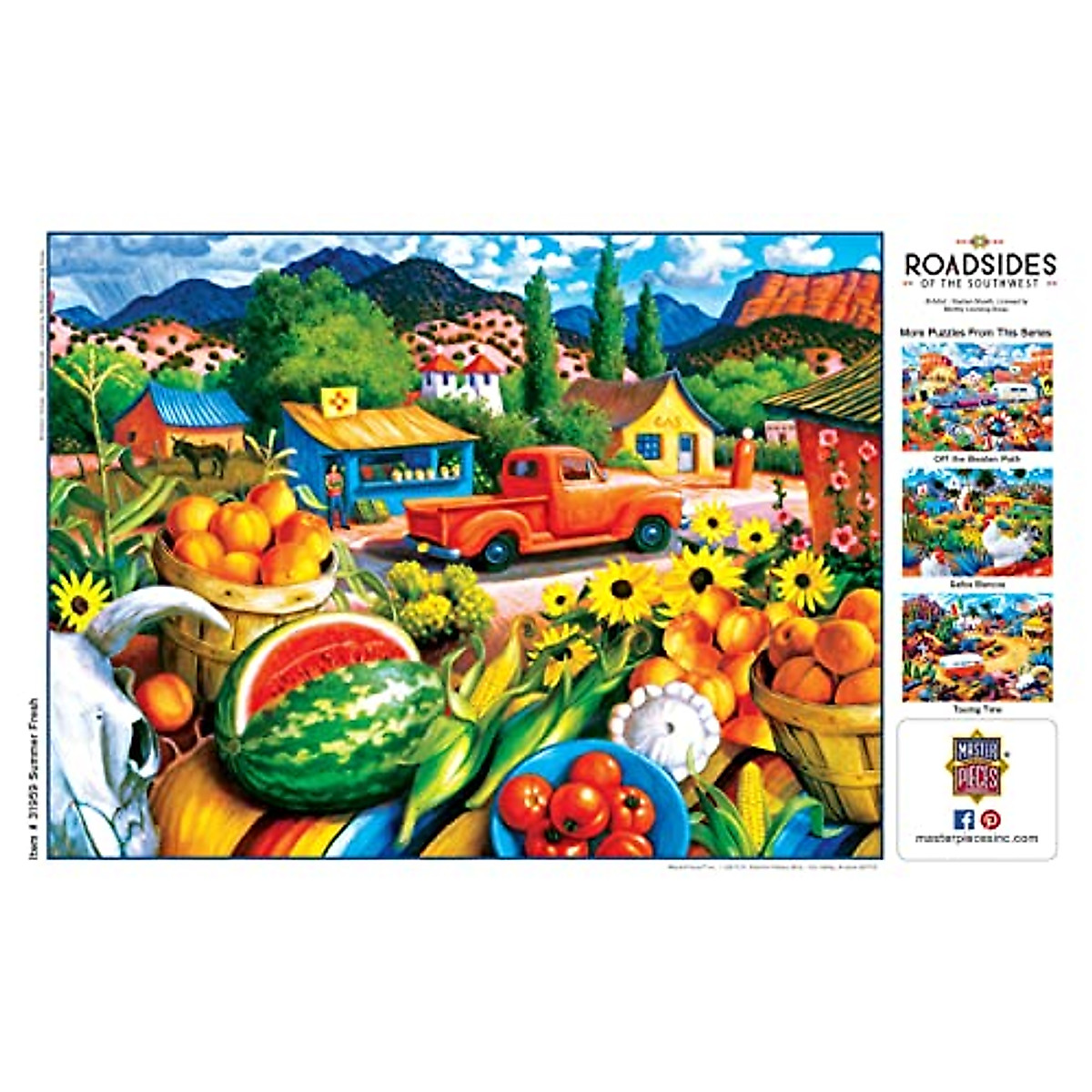 MasterPieces 550 Piece Jigsaw Puzzle for Adults, Family, Or Youth - Summer Fresh - 18"x24"