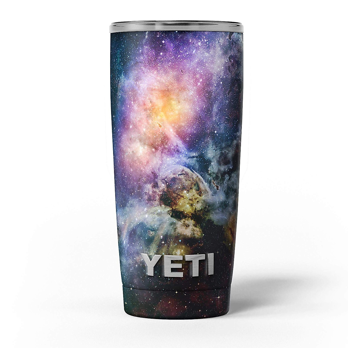 Design Skinz Rust and Bright Neon Colored Stary Sky - Skin Decal Vinyl Wrap Kit Compatible with The Yeti Rambler Cooler Tumbler Cups