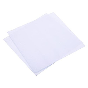 PATIKIL 11 Count Cross Stitch Cloth 20" x 20", 2 Pack Embroidery Cotton Fabric for DIY Needlework, White