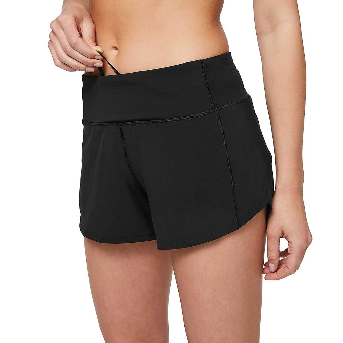Lululemon Athletica LULULEMON Speed Up Short (4'' Inseam, 2, Black)