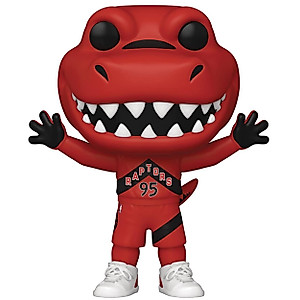 POP NBA Mascots: Toronto - Raptor Funko Pop! Vinyl Figure (Bundled with Compatible Pop Box Protector Case) Multicolored 3.75 inches