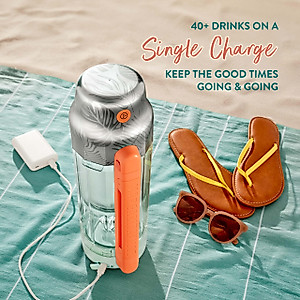 Margaritaville Maui Portable Frozen Drink Machine and Blender, Ideal for Resort-Quality Shaved Ice Drinks and Smoothies