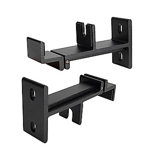 EXCEL LIFE Adjustable Soundbar Wall Mount, Universal Sound Bar Bracket for Mounting Under TV, Compatible with SONOS Samsung LG VIZIO Bose ROKU Soundbar, Black