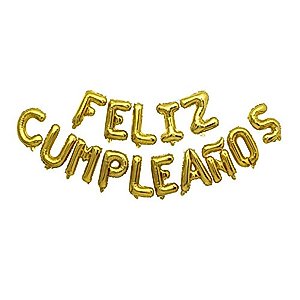 Letter Balloons Feliz Cumpleanos Gold Balloon Happy Birthday Balloons Birthday Banner Decoration Party Decoration Supplies
