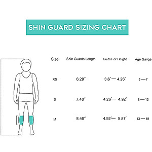 Luwint Kids Soccer Shin Guards with Ankle Protection, Comfortable Child Calf Pads Protective Gear Soccer Equipment for 13-18 Yrs