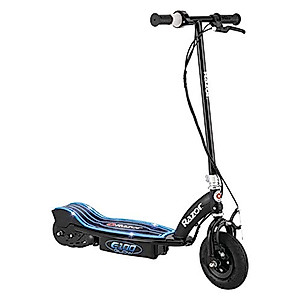 Razor E100 Electric Scooter for Kids Ages 8+ - 8" Pneumatic Front Tire, Hand-Operated Front Brake, Up to 10 mph and 40 min of Ride Time & 13111261 E100 Electric Scooter32.5 x 16 x 36