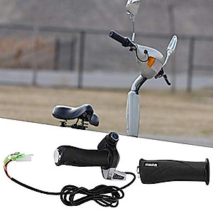 36v 48V 1000W Motor Brushed Speed Controller with Locking Throttle Twist Grip & Power Display for E-Bike(36V 1000W)