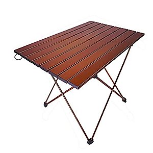 SUNESA Portable Picnic Table Portable Table Picnic Beach Fishing Folding Table Outdoor Lightweight Backpacking Camping Desk with Carry Bag Foldable Camping Table