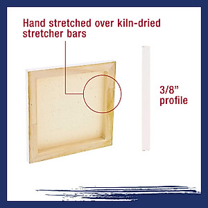 U.S. Art Supply Mini Stretched Canvas 10-Ounce Primed Variety Rectangular Assortment (8-Mini Canvases -1" x2-3/8, 2x2-3/4, 2-3/8x3-1/8, 2-7/8x3-5/8, 3-1/4x4, 3-5/8x4-3/8, 4x4-3/4, 4-3/8x5-1/8