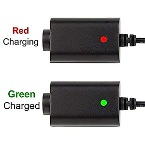 Dab Pen Charger USB Thread Cable, Smart Rechargeable Adapter Device with LED Indicators Over-Charge Protection Electronic