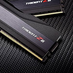 G.SKILL Trident Z5 Series (Intel XMP 3.0) DDR5 RAM 32GB (2x16GB) 6000MT/s CL36-36-36-96 1.35V Desktop Computer Memory UDIMM - Matte Black (F5-6000J3636F16GA2-TZ5K)