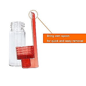 5 Pack Portable Plastic Storage Bottle for Outdoor Camping Travel