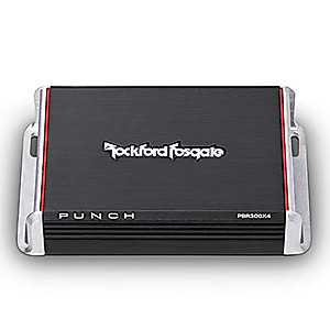 Rockford Fosgate PBR300X4 Punch 300 Watt 4 Channel Boosted Rail Amplifier