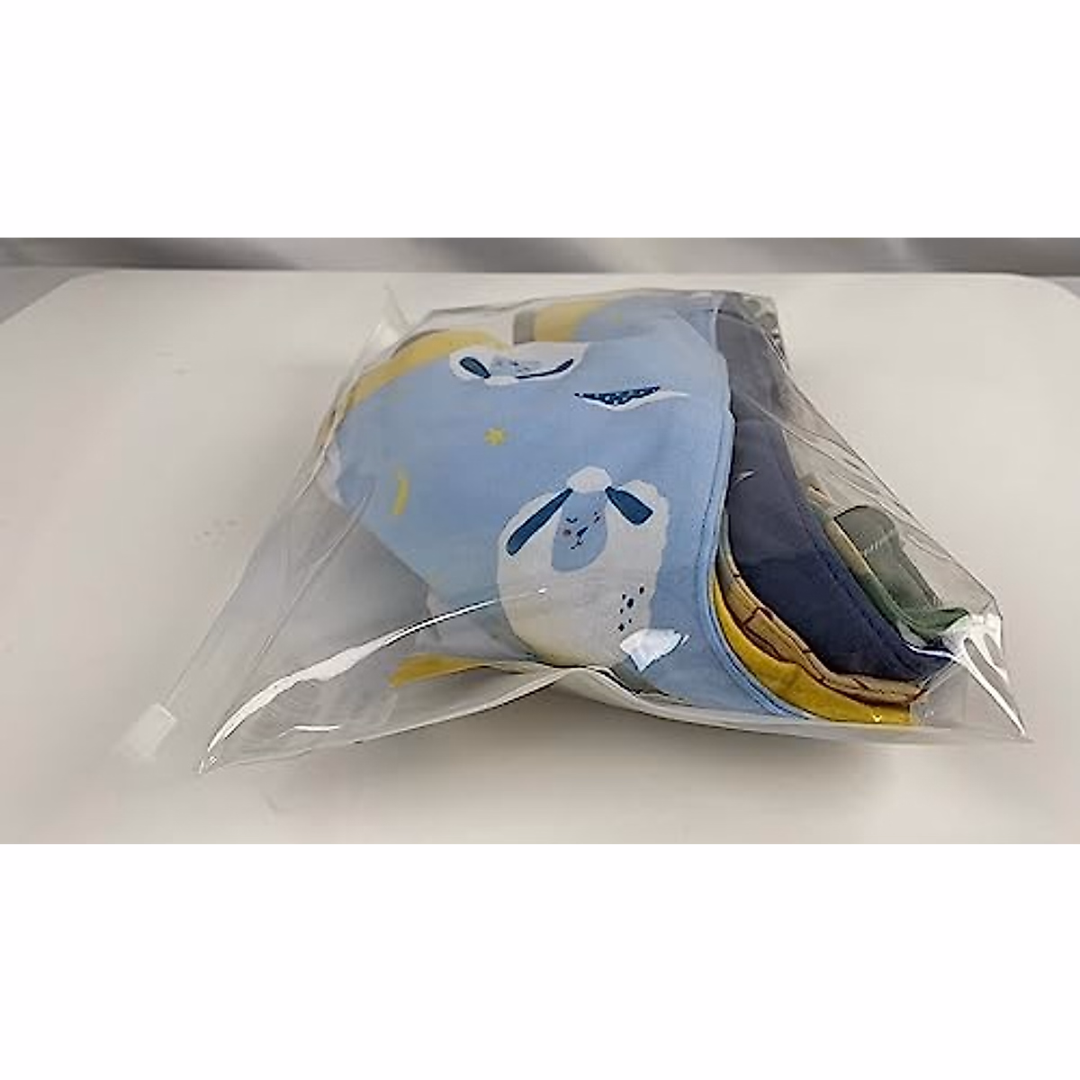 BEBOAN Baby Bandana Drool Bibs, 10-Pack Newborn Bibs for Toddler Girls Drooling Teething, 100% Organic Cotton Soft and Absorbent Baby Bibs, Adjustable Size (Boy)