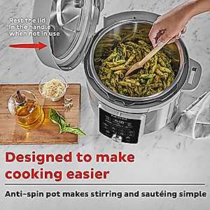 Instant Pot Duo Plus, 8-Quart Whisper Quiet 9-in-1 Electric Pressure Cooker, Slow Cooker, Rice Cooker, Steamer, Sauté, Yogurt Maker, Warmer & Sterilizer, App With Over 800 Recipes, Stainless Steel