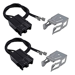 WB2X8228 Element Receptacle and Wire Kit for GE Electric Hotpoint ranges and cooktops Replaces AP2013499, PS242972(2 Pack)