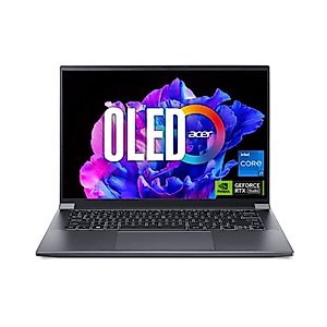 Acer Swift X 14 SFX14-71G-76LC Creator Laptop | 14.5" OLED 2880 x 1800 120Hz 400nit Display | Intel i7-13700H | NVIDIA GeForce RTX 4050 Laptop GPU | 16GB LPDDR5 | 1TB Gen 4 SSD | Killer Wi-Fi 6E