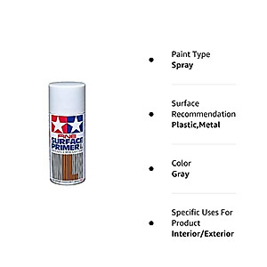 Tamiya Gray Fine Surface Primer L, 180ml Spray Can