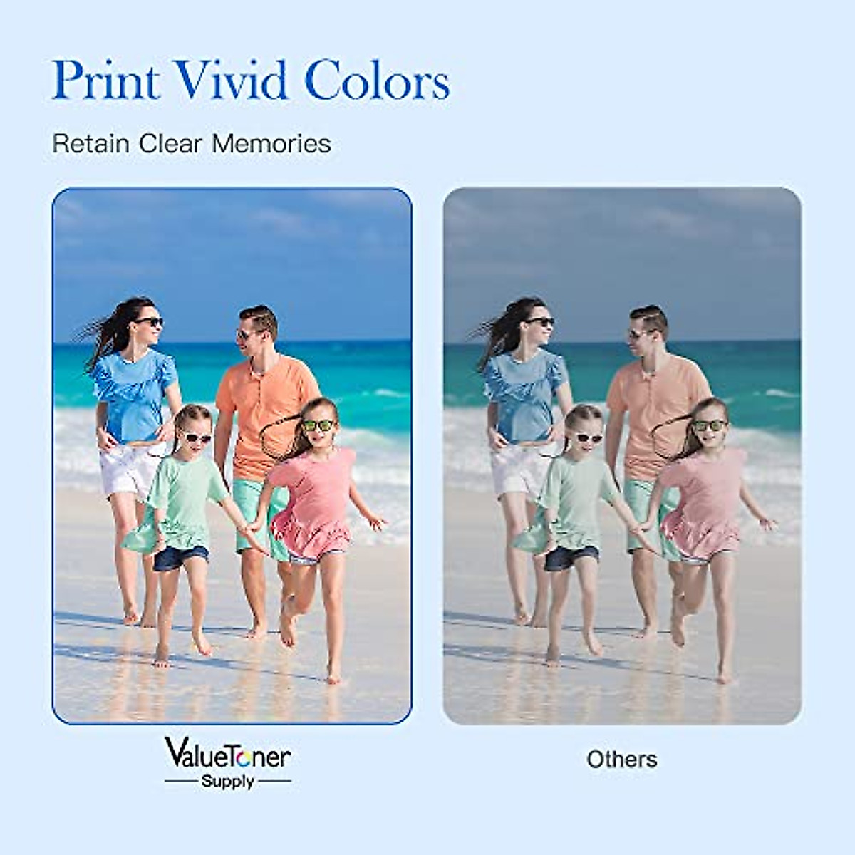 Valuetoner Supply 245XL 246XL Ink Cartridges Replacement for Canon Ink cartridges 245 and 246 PG-243 CL-244 Compatible with MX492 MX490 MG2420 MG2520 MG2522 MG2920 MG2922 MG3022 MG3029 (2-Pack)