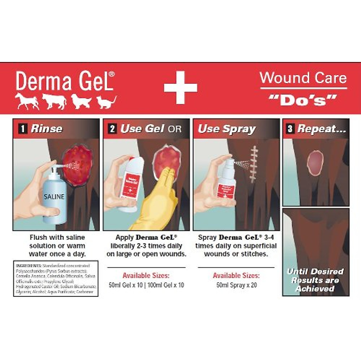Veterinus Derma GeL® First AID - Travel Pack - 9 x Mini Tubes 10mL - 0.34 fl.oz. - CAT Safe Non Toxic Contains: Freeze Dried Lavender extr. (no Essential Oil)