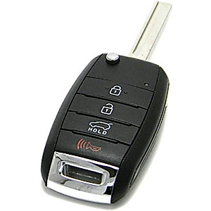 OEM Electronic 4-Button Remote Flip Key Fob Compatible With 2015-2020 Kia Sorento (FCC ID: OSLOKA-910T, P/N: 95430-C5100)