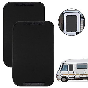 Carkio RV Door Window Shade Cover Blackout RV Door Window Shades Camper Sunshade Privacy Window Cover Travel Trailer Motorhome Sun Shade Accessories,24 x 16 inches, Pack of 2